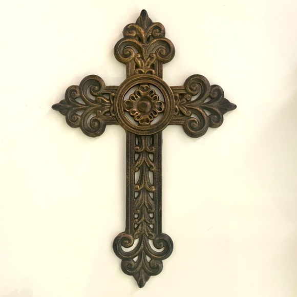 Wall Decor | Decorative Cross Cast Iron | Poshmark